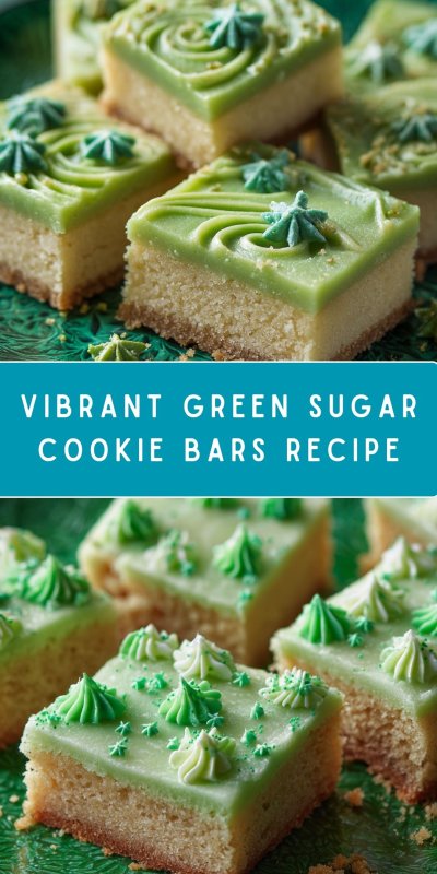 Green Sugar Cookie Bars Recipe – tastydailyeats