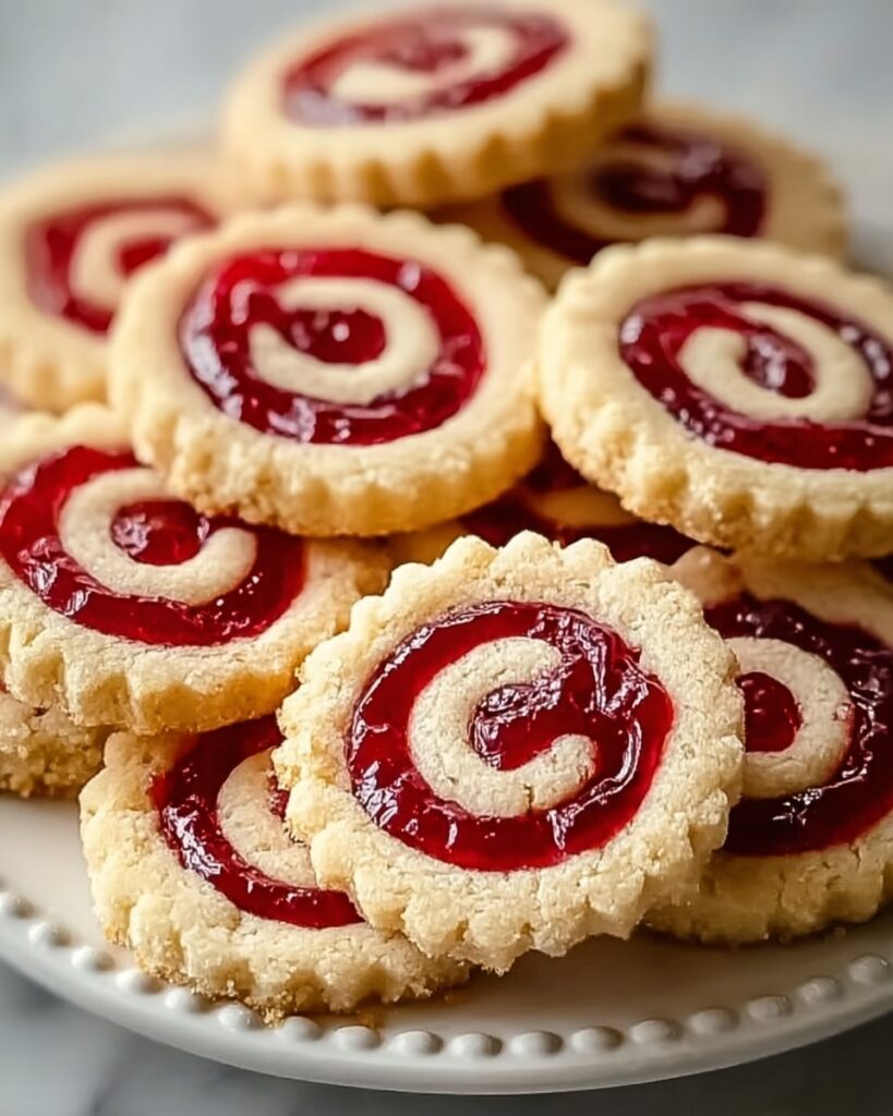 Buttery Raspberry Swirl Shortbread Cookies Recipe – tastydailyeats